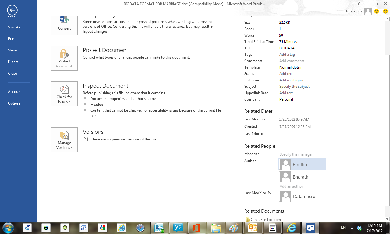 Office 15 Screen Shots – Onetidbit